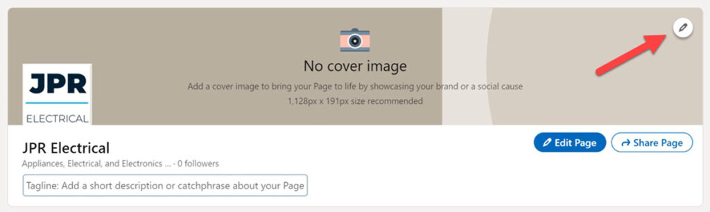 Setting up an Electrician's LinkedIn Business Page